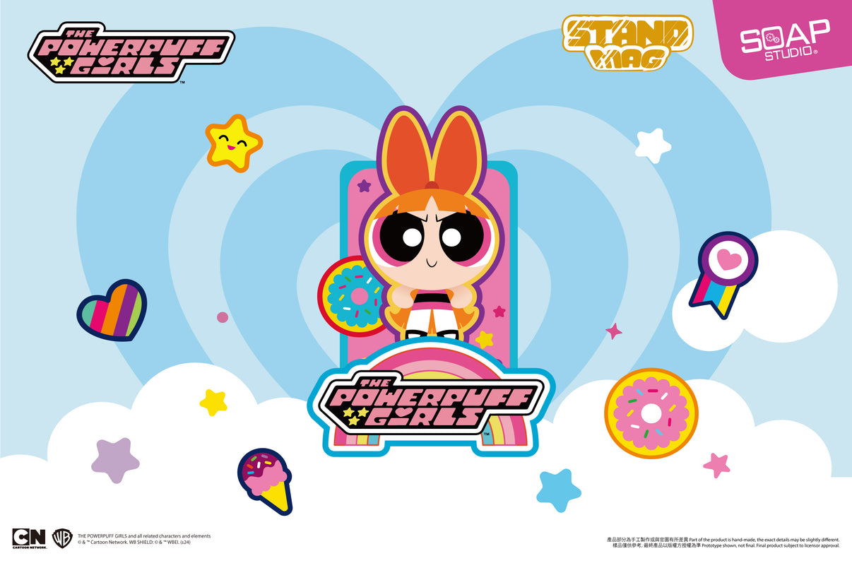 CA812 The Powerpuff Girls Standing Magnetic Badge Blind Box(6pcs/set ...