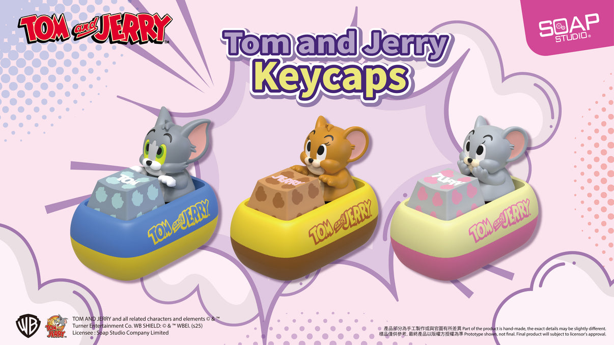 CA817 Tom and Jerry Keycaps (8pcs/set) – Soap Studio