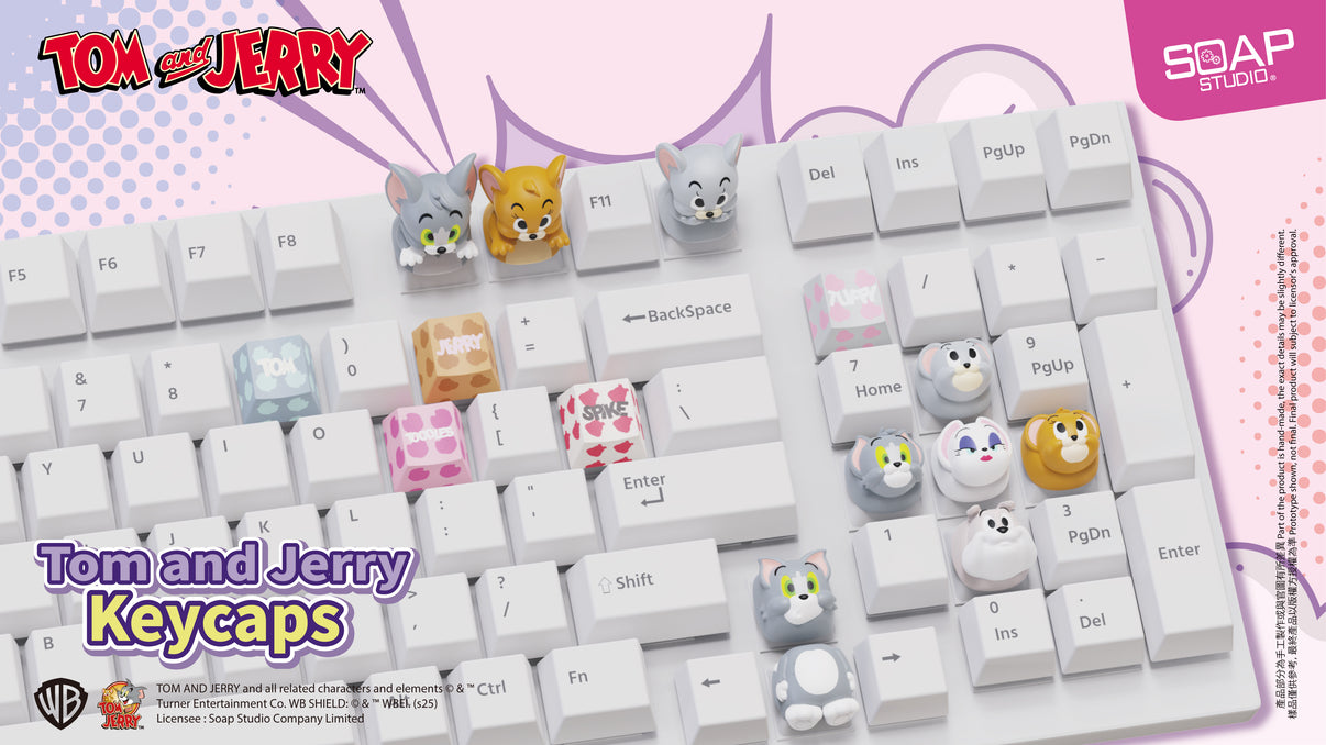 CA817 Tom and Jerry Keycaps (8pcs/set) – Soap Studio