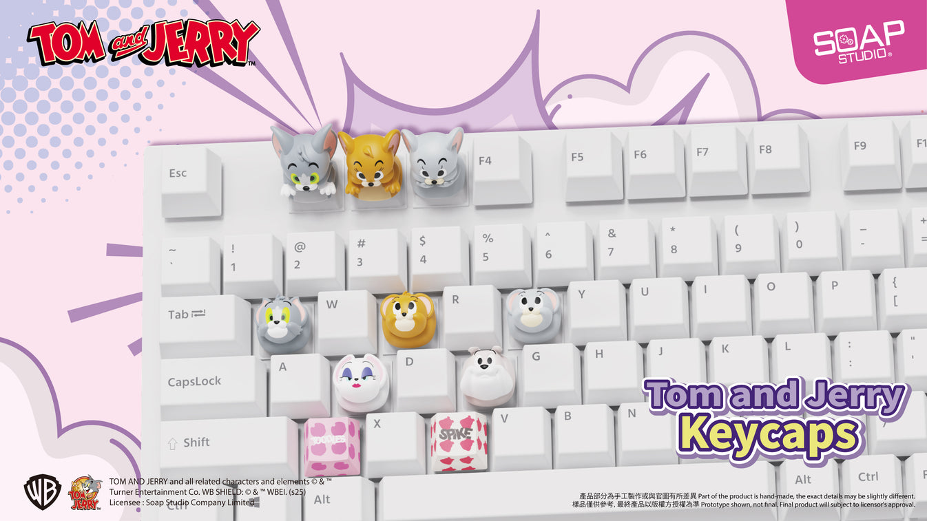 CA817 Tom and Jerry Keycaps (8pcs/set) – Soap Studio