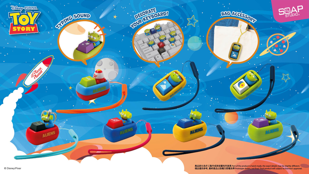 PX818 DISNEY · PIXAR Aliens Keycaps – Soap Studio